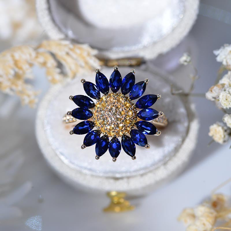 The Timeless Charm of Sunflower Rings: A Symbol of Beauty and Joy ...